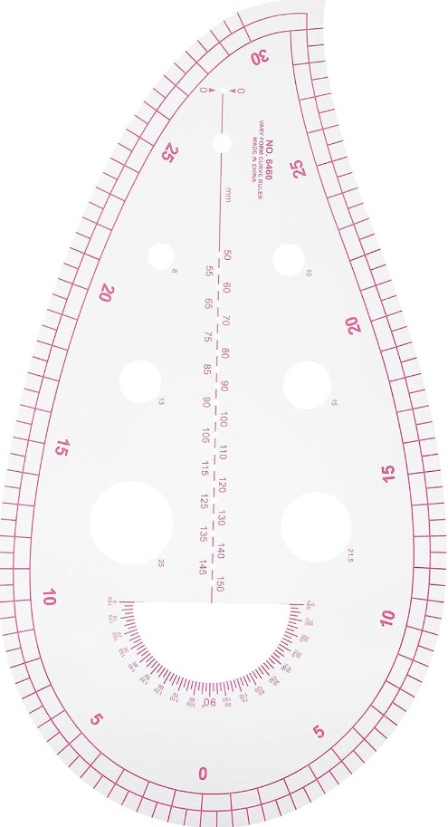 Hand Metric Vary Form Curve Ruler NO.12-118