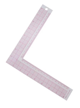 Curved Ruler 24x1,5 inc